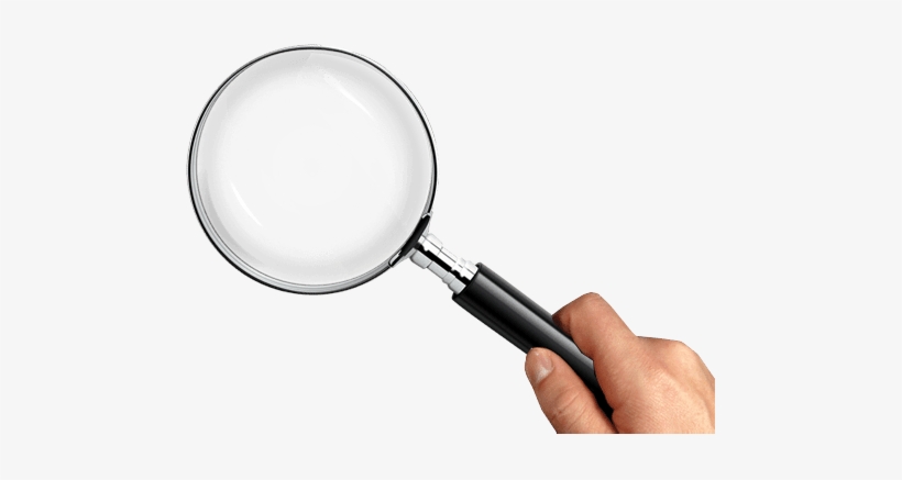 Download Transparent You Search Now - Magnifying Glass With Hand In Png ...