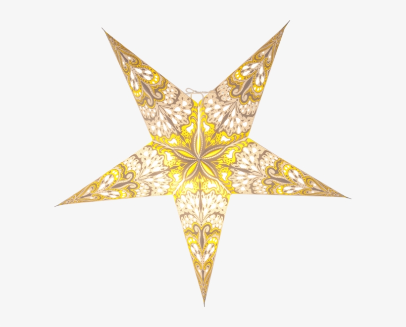 Paper Star Bright - Star Paperstar Colour Box, Gold - 600x600 PNG ...