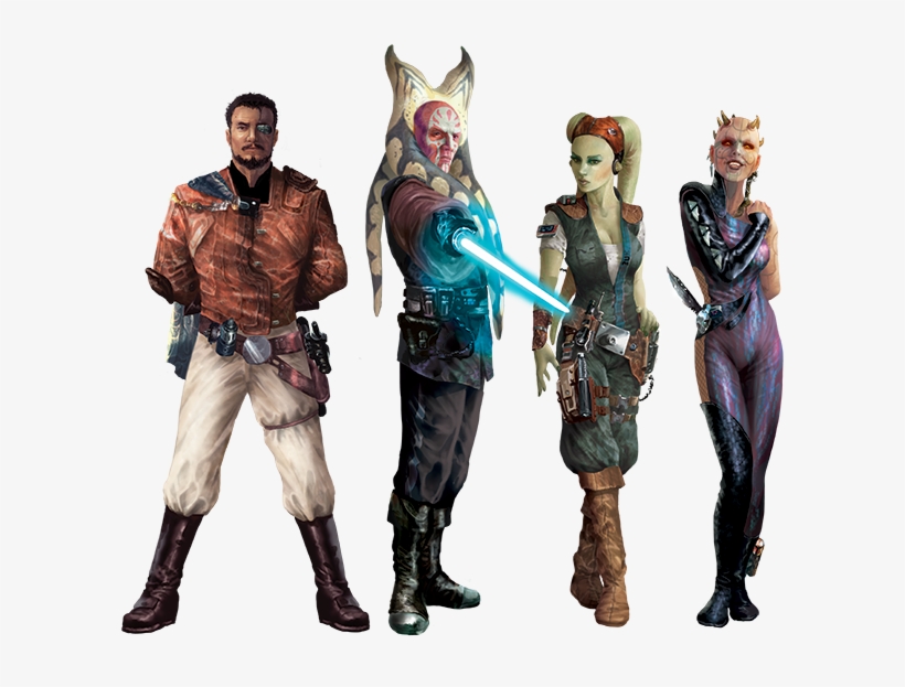 Personajes - Star Wars Rare Species - 600x543 PNG Download - PNGkit
