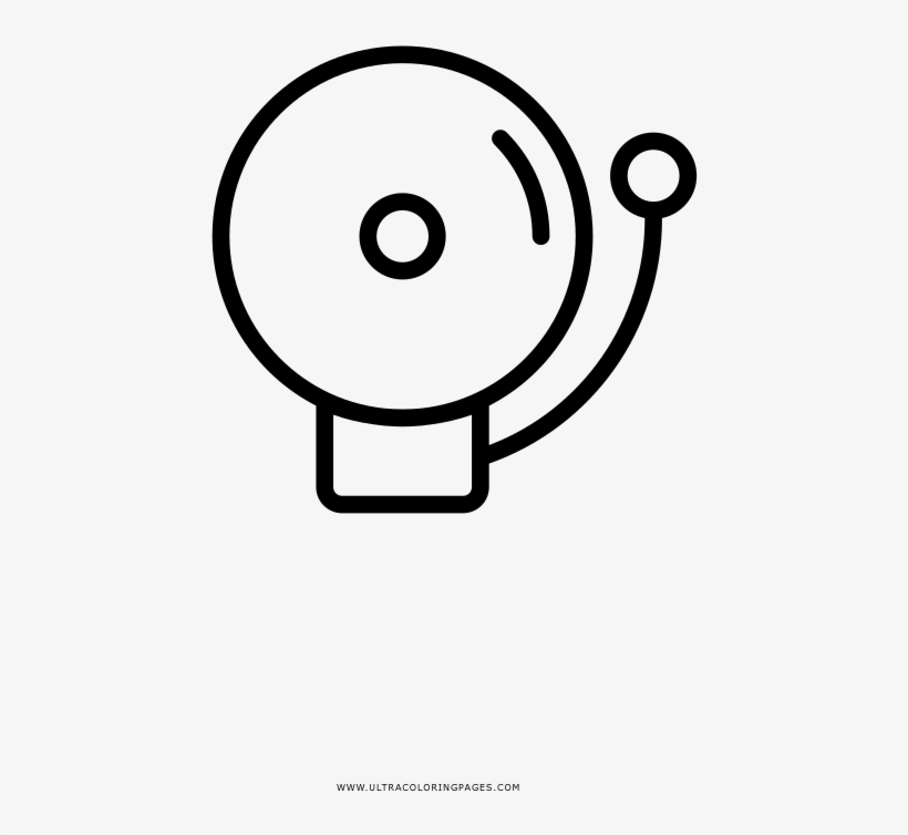 School Bell Coloring Page - School - 1000x1000 PNG Download - PNGkit