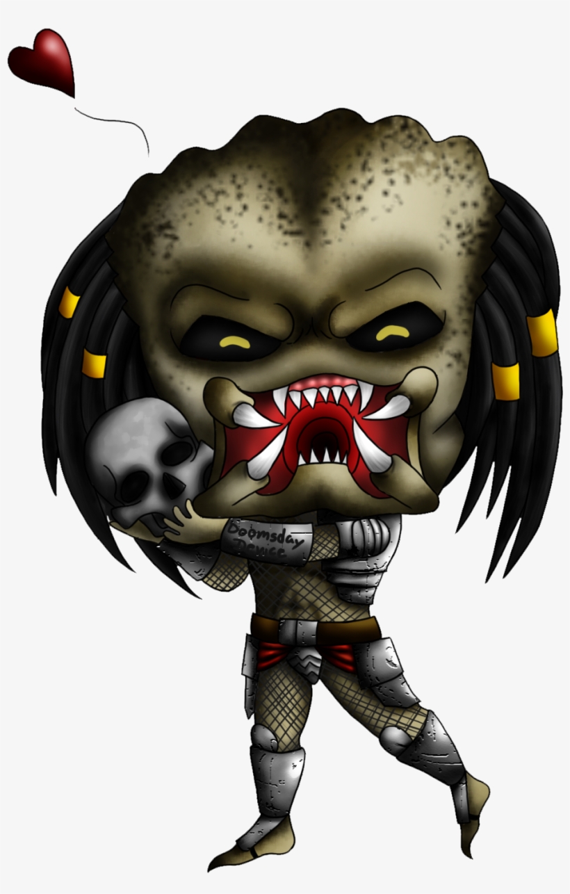 Predator Png - Predator Chibi - 1152x1584 PNG Download - PNGkit
