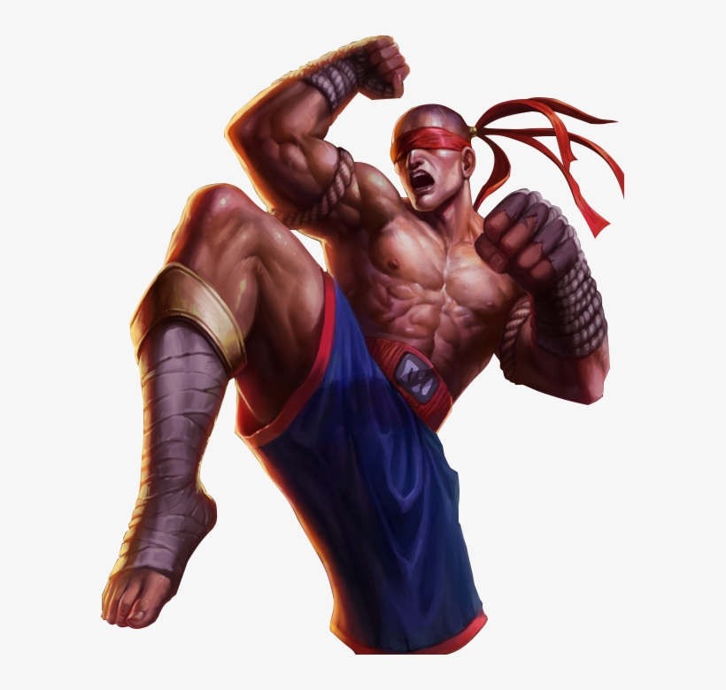Muay Thai Lee Sin Skin Png Image - League Of Legends Render Lee Sin ...