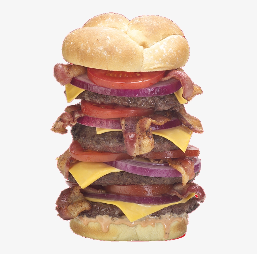 Quadruple Bypass Burger From Heart Attack Grill, Las - Octuple Burger ...