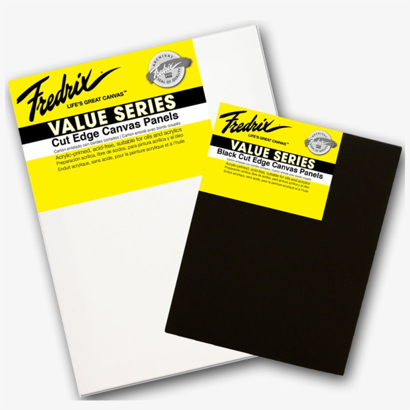 Fredrix Cut Edge Canvas Panels, Rectangular - Fredrix Cut Edge Round ...