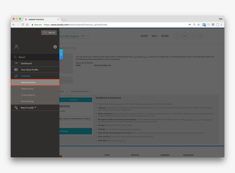 Have Your Pos Email Your Inventory Files To This Email - Information ...