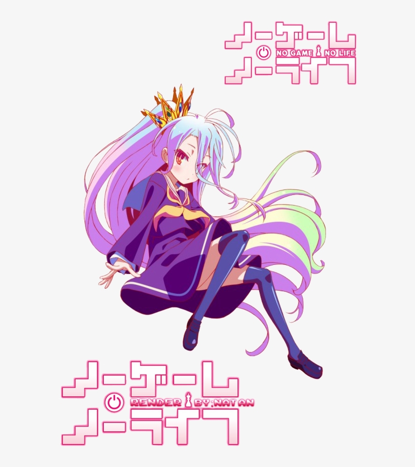Download Transparent No Game No Life - No Game No Life Shiro Sticker ...