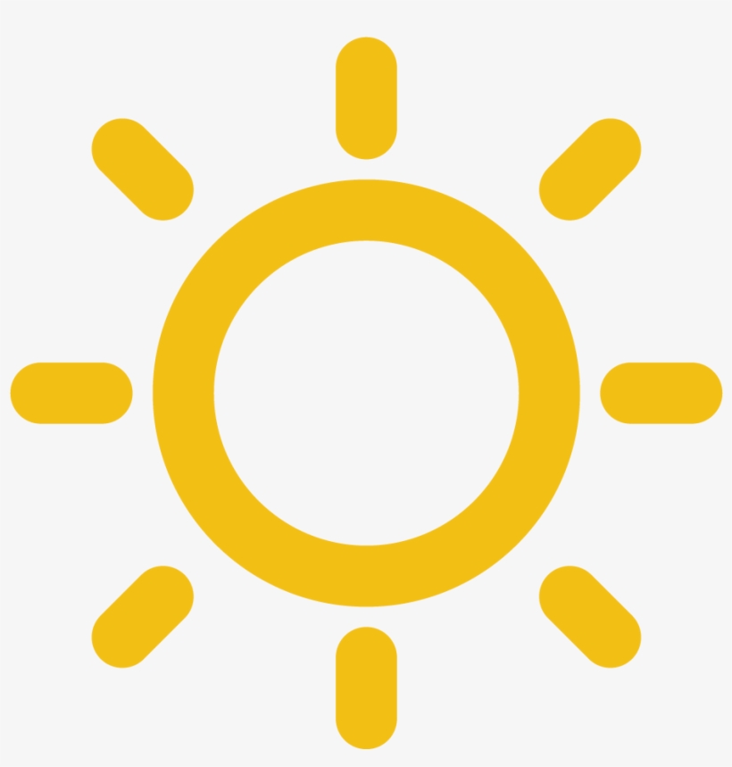 Mow In The Right Weather - Sunny Icon - 1000x1000 PNG Download - PNGkit