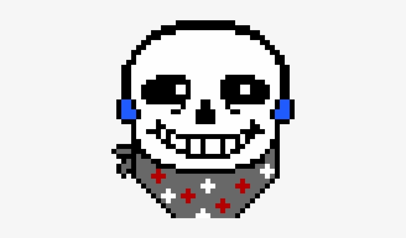 My New Ps4 Icon - Sans Undertale Pixel - 450x410 PNG Download - PNGkit