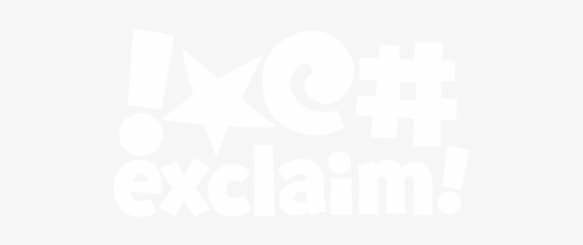 Exclaim Logo Solid Stacked Copy-small - Exclaim Magazine - 500x500 PNG ...