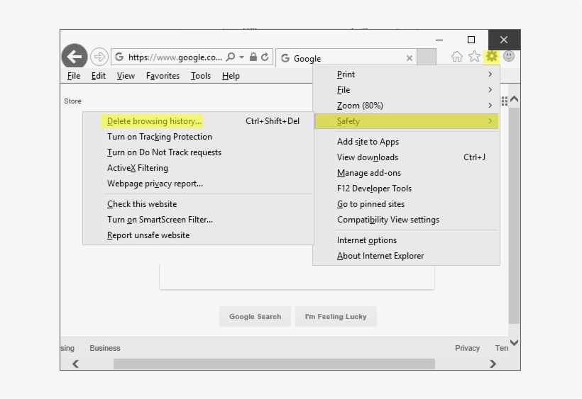 Select Temporary Internet Files, Cookies, History, - Service - 651x483 ...