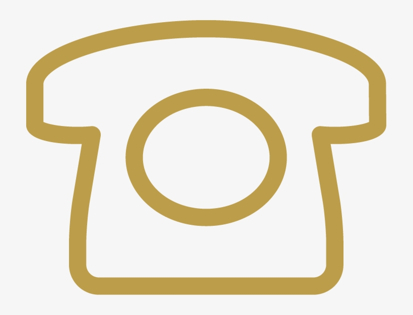 Tel Icon - Phone Icon Png Gold - 715x545 PNG Download - PNGkit