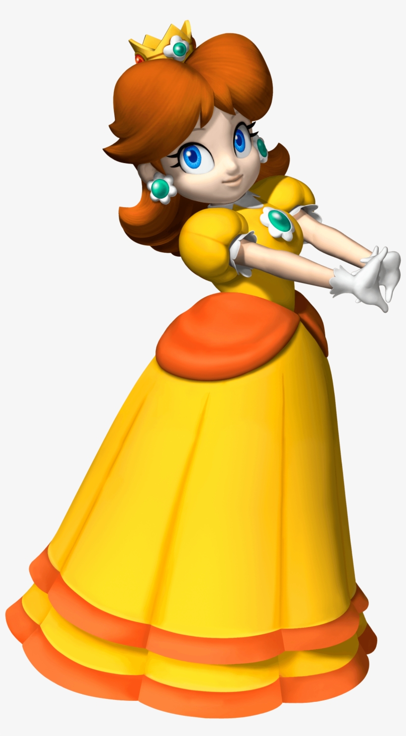 Princess Peach Clipart Mario Party - Daisy Mario - 1647x2903 PNG Download - PNGkit