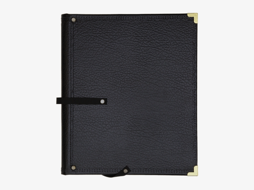 The Standard Black Folder - Leather - 800x563 PNG Download - PNGkit