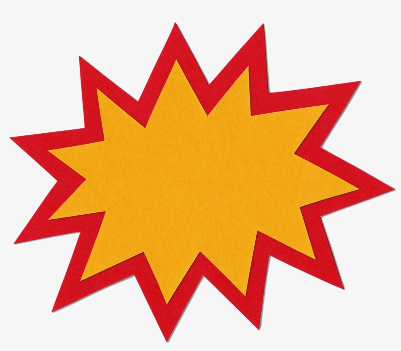 Explosion/bang Shape Representing The Big Bang - Bang Shape - 1225x1000 ...