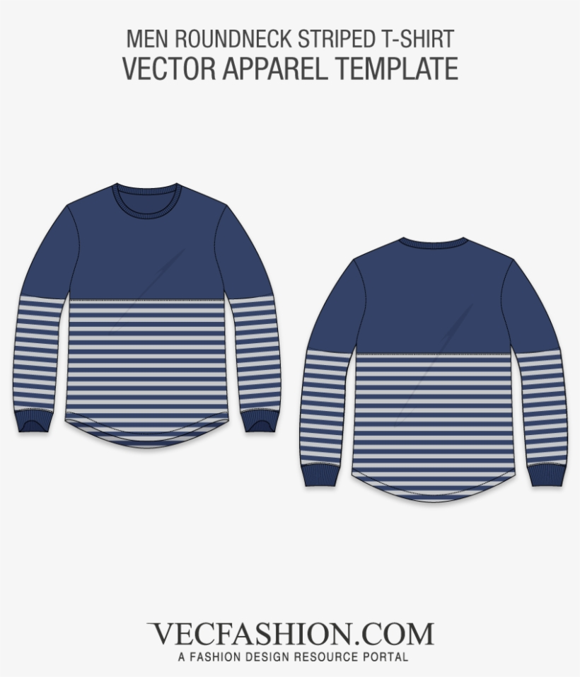 Men Round Neck T-shirt With Contrast Cut Panel - T Shirt Raglan Vector ...