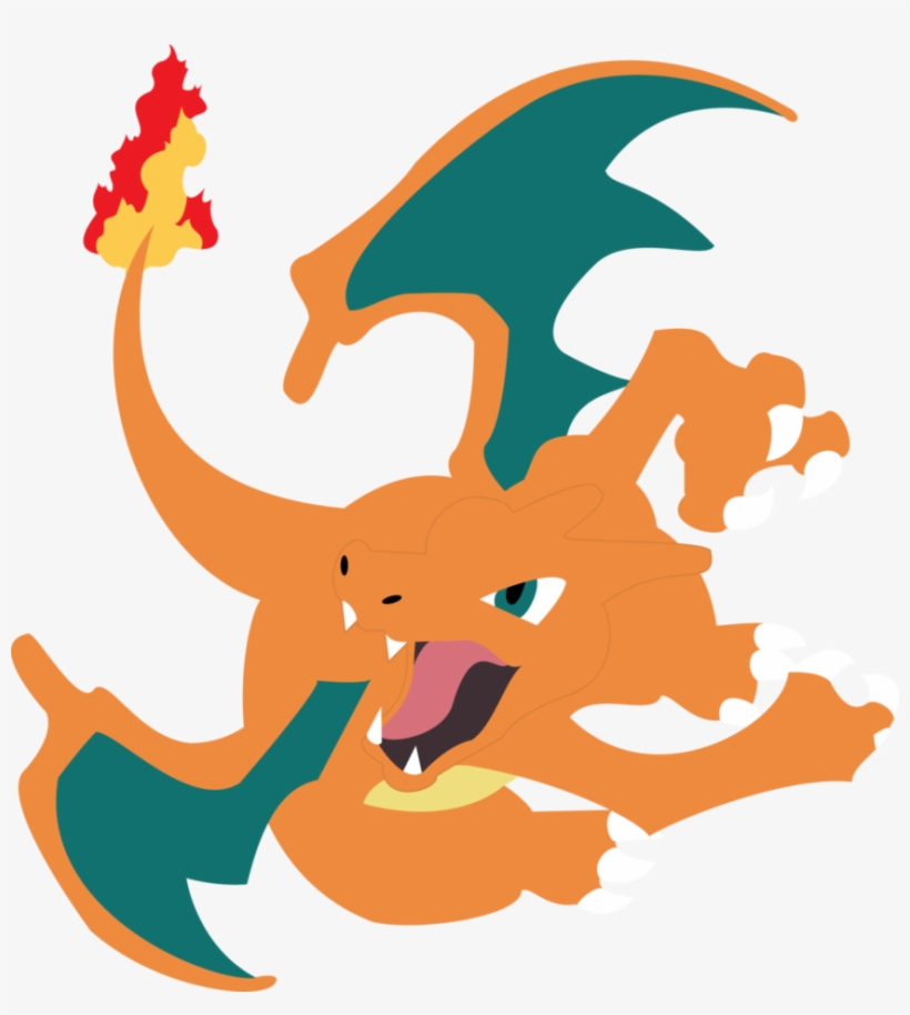 Pokemon Clipart Fire Pokemon - Charizard Vector - 865x923 PNG Download ...