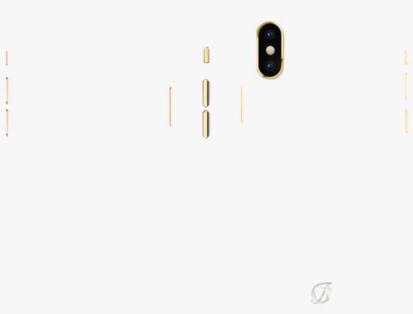 24k Gold Iphone Xs Buttons Camera - Smartphone - 1063x886 PNG Download ...