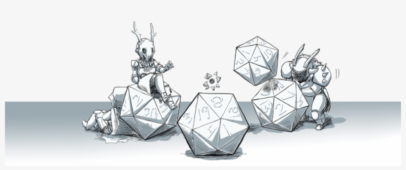 Destiny With Dice - 1000x371 PNG Download - PNGkit