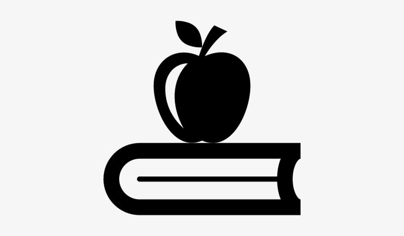 Book With Apple Vector - Book And Apple Logo - 400x400 PNG Download ...