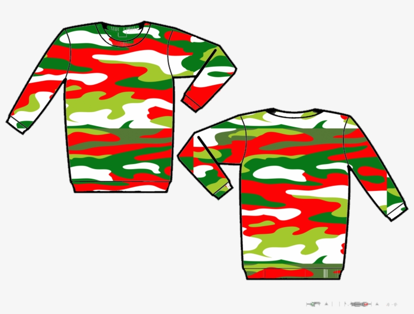 Christmas Camo Sweater - 2500x1935 PNG Download - PNGkit