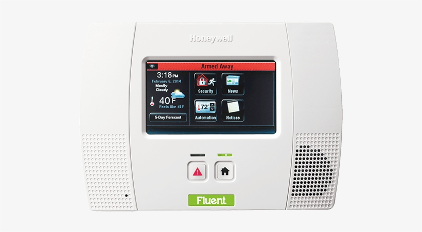 Fluent Simple Control Panel - Honeywell Alarm Monitor Png - 542x400 PNG ...