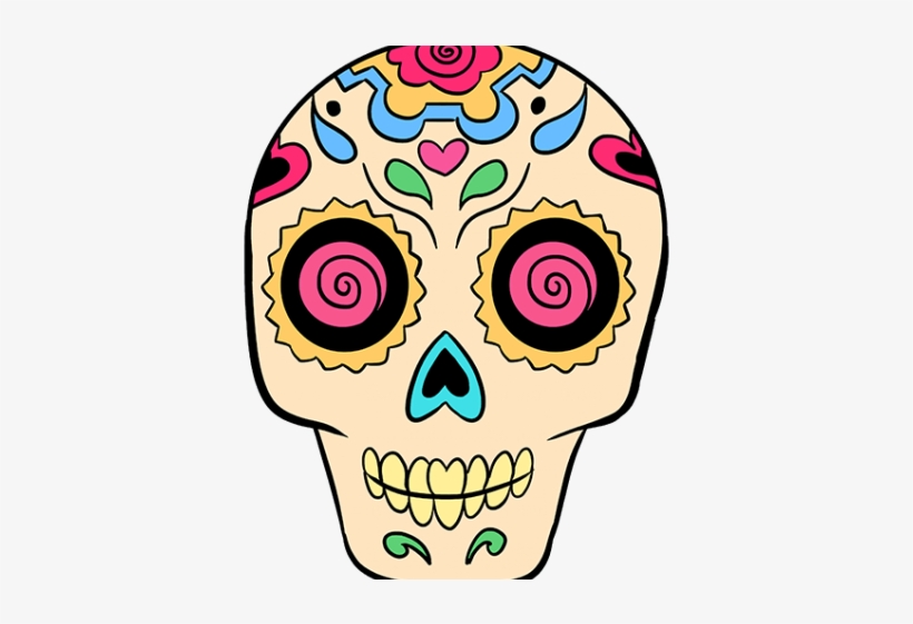 Dia De Los Muertos Clipart Skull Mexican Day Of The Dead Easy 