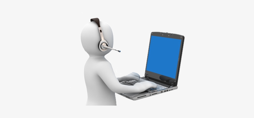 Download Transparent Remote-support - 3d Person - PNGkit