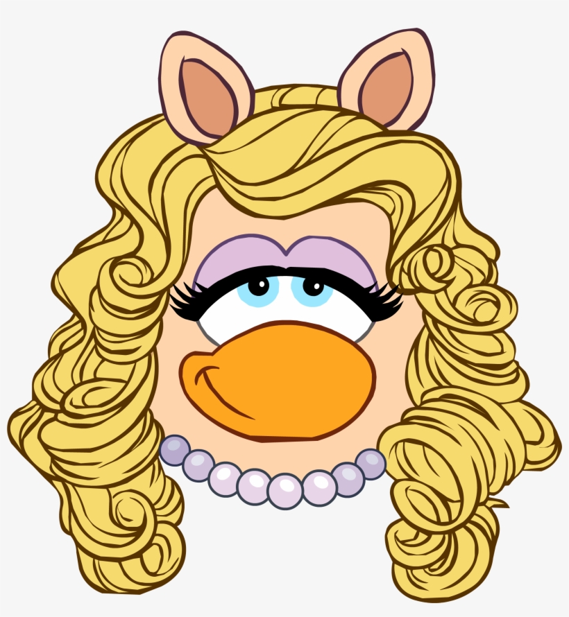 Miss Piggy Head Clothing Icon Id - Miss Piggy Head Transparent ...