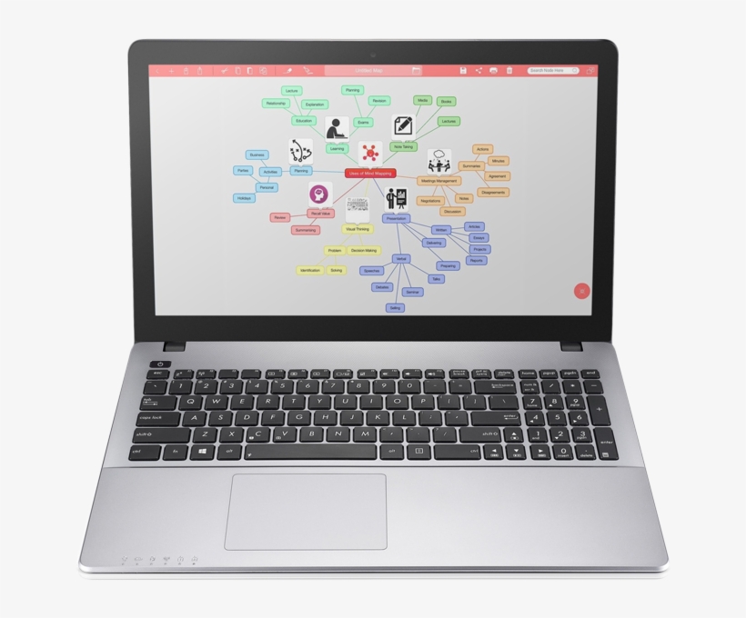 Web Based Mind Mapping Software - Asus I5 4200u - 658x600 PNG Download ...