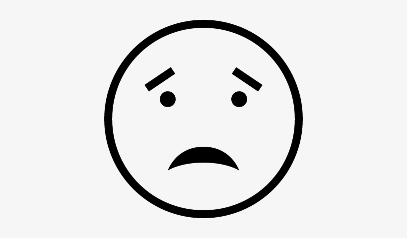 Smiley Worried Look Clipart