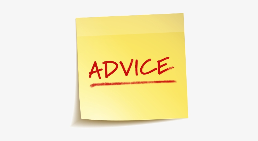 Sticky Note With The Word Advice Hand Written On It - Bellini Cocktail ...