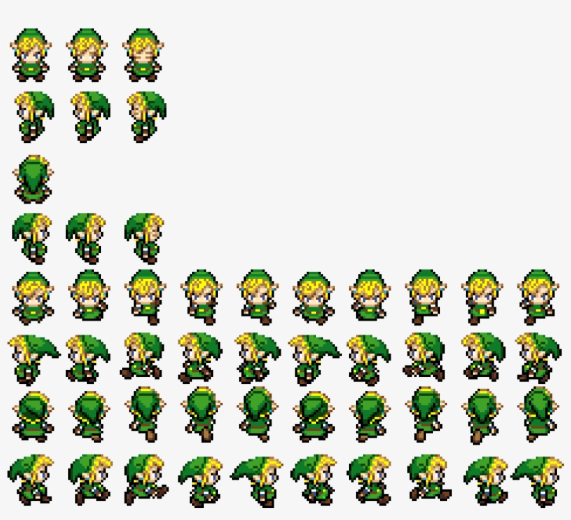 Zelda - 2d Isometric Sprites - 1200x1040 PNG Download - PNGkit