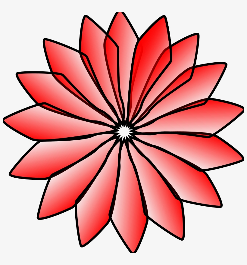 Free Vector Red Flower - Red - 800x800 PNG Download - PNGkit