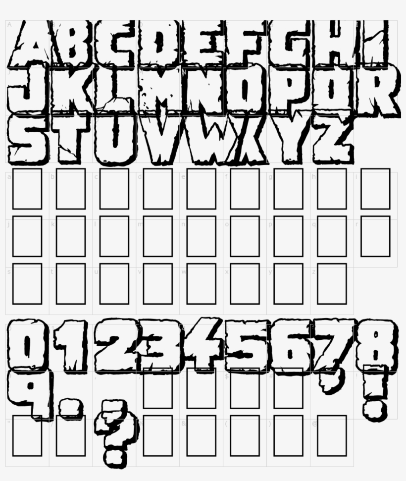 Font Characters - Number - 1000x1150 PNG Download - PNGkit