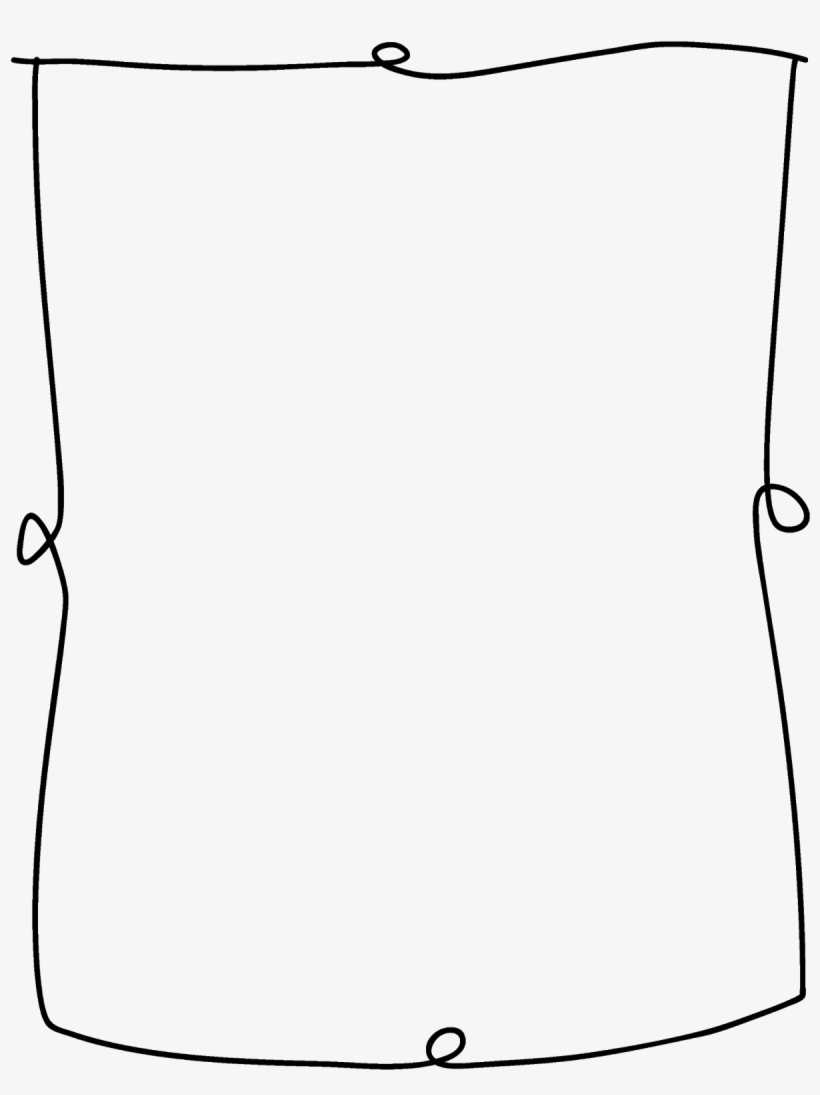 Chalkboard - Doodles Frame Png - 1237x1600 PNG Download - PNGkit