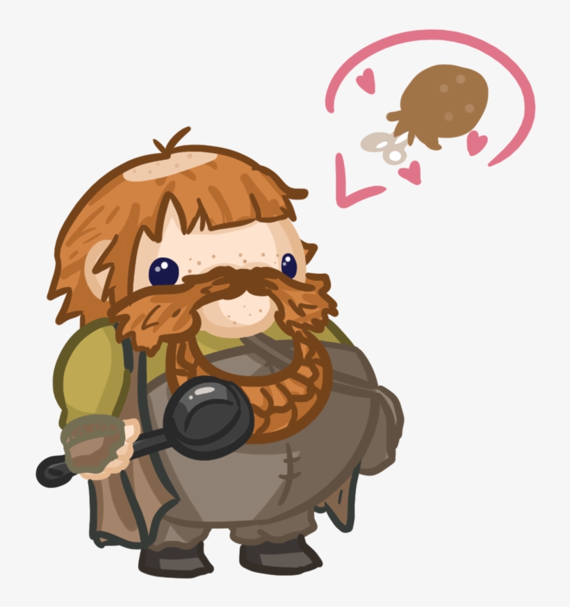 Hobbit Clipart Hobbit Hole - Chibi Dwarf - 900x900 PNG Download - PNGkit