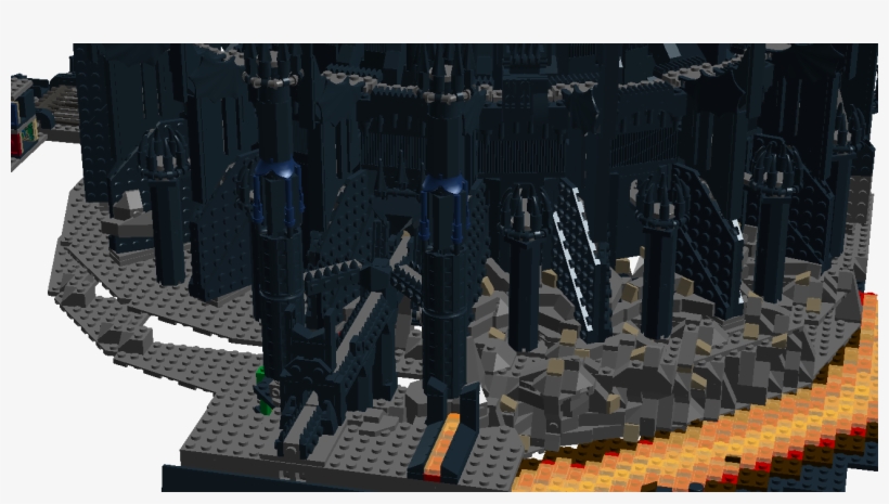 1lego Lotr Custom Barad Dur Update 2 20 18 9 - Firearm - 1296x672 PNG ...