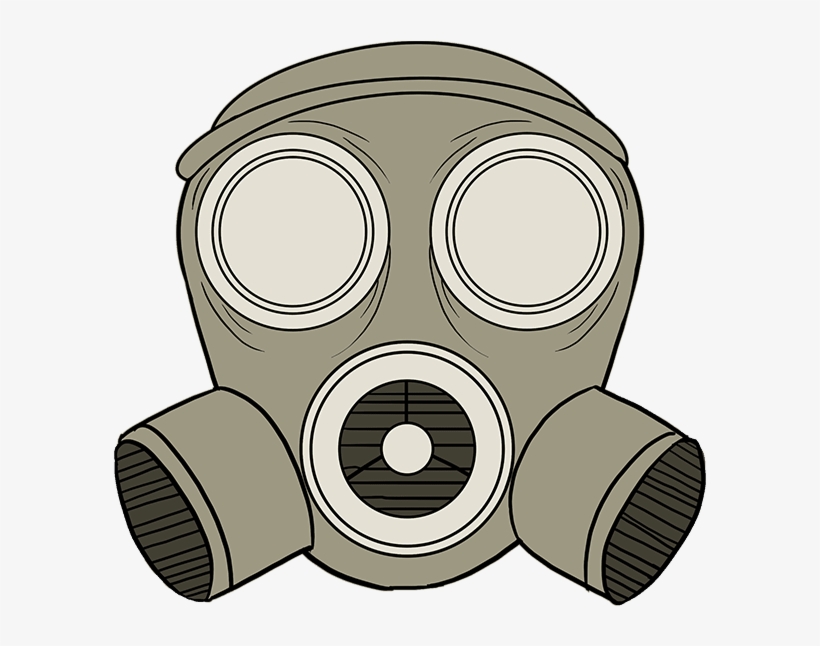 Download Transparent How To Draw Gas Mask - Draw A Gas Mask - PNGkit