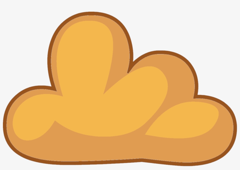 Orange Cloudy Without Bandages - Cloudy Bfdi Orange - 1080x715 PNG ...