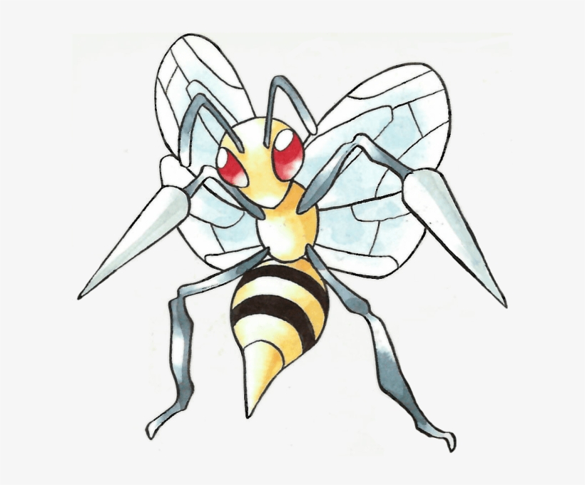 Beedrill - Pokemon X & Y Evolutions Rare Beedrill #7 - 618x600 PNG ...