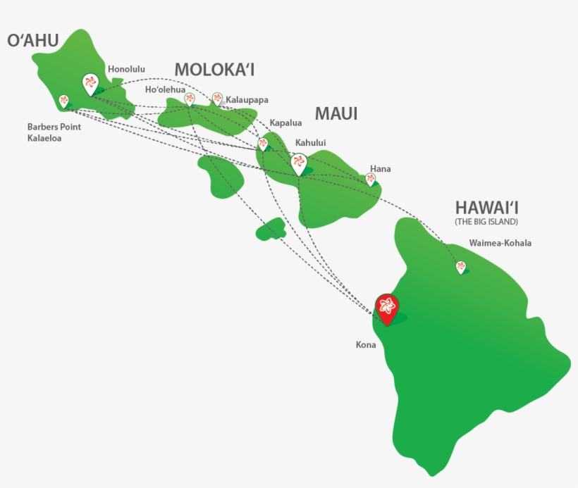 Mok Routemap - Map Of Kalaupapa Hawaii - 1105x920 PNG Download - PNGkit