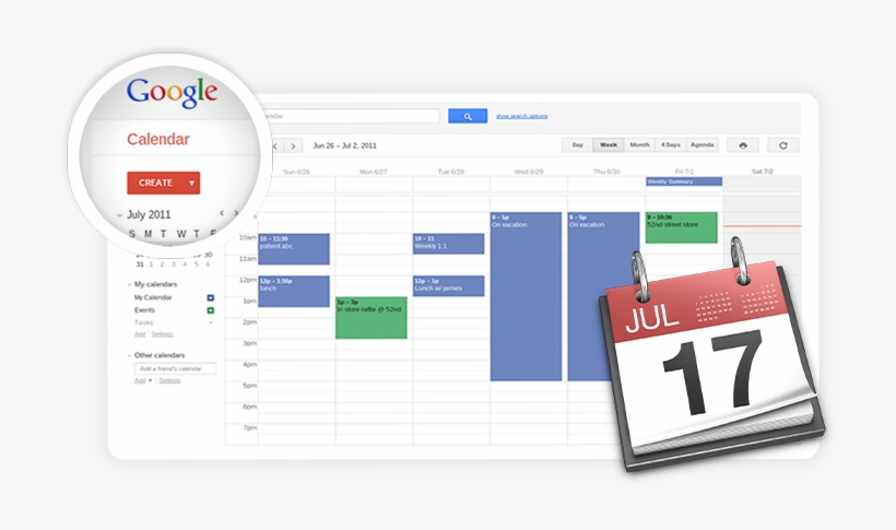 Google Calendar - 719x415 PNG Download - PNGkit