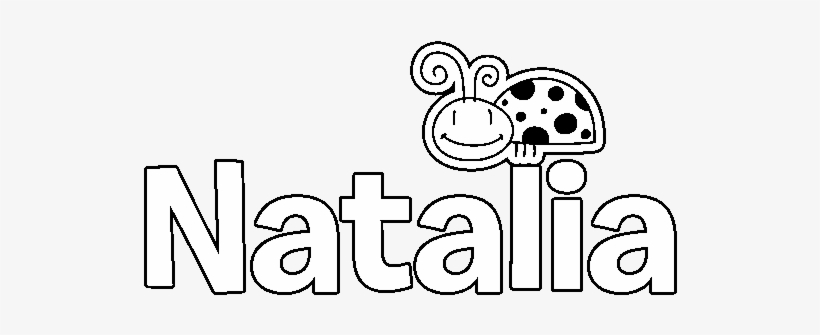 Dibujo De Natalia Para Colorear - Nombre Natalia Para Dibujar - 600x470 ...
