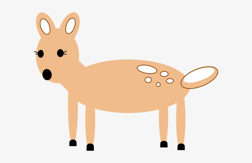 Small - Doe Clipart - 600x452 PNG Download - PNGkit
