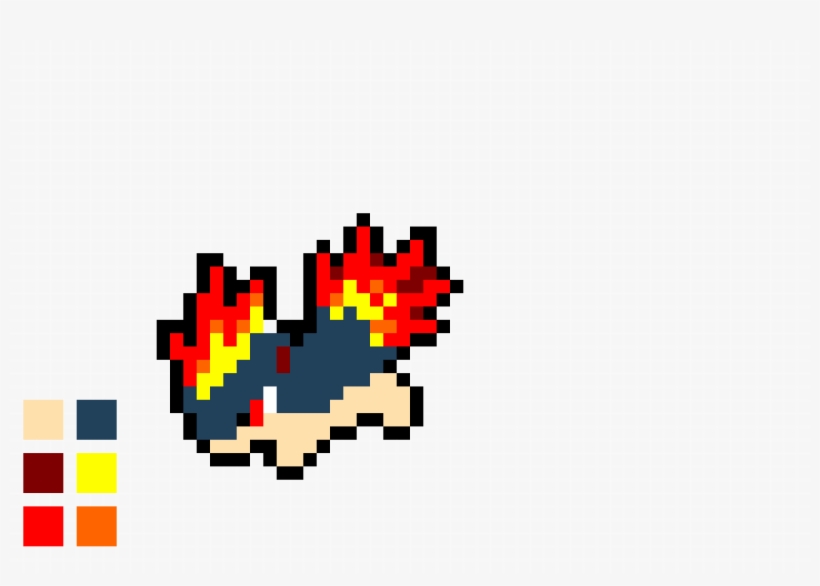 Quilava - Quilava Pixel Art - 960x640 PNG Download - PNGkit