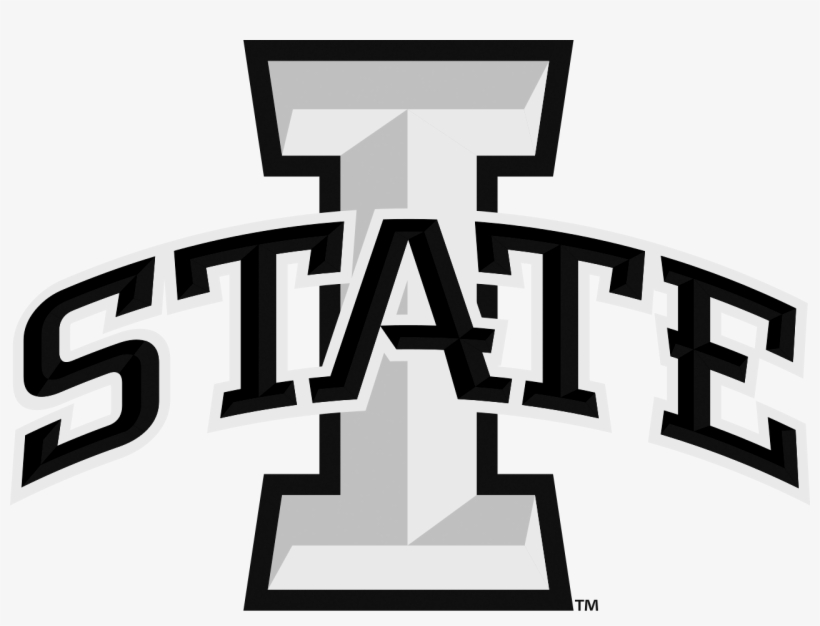 Download Transparent Iowa State - Iowa State Football Black And White ...