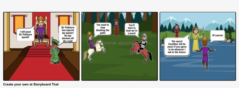 Excalibur - Cartoon - 1164x385 PNG Download - PNGkit