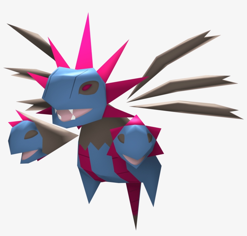 Hydreigon - - Number - 2466x2250 PNG Download - PNGkit