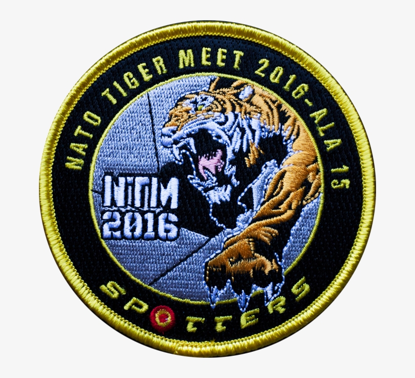 Download Transparent Nato Tiger Meet 2016 Spotters Patch - Nato Tıger - PNGkit