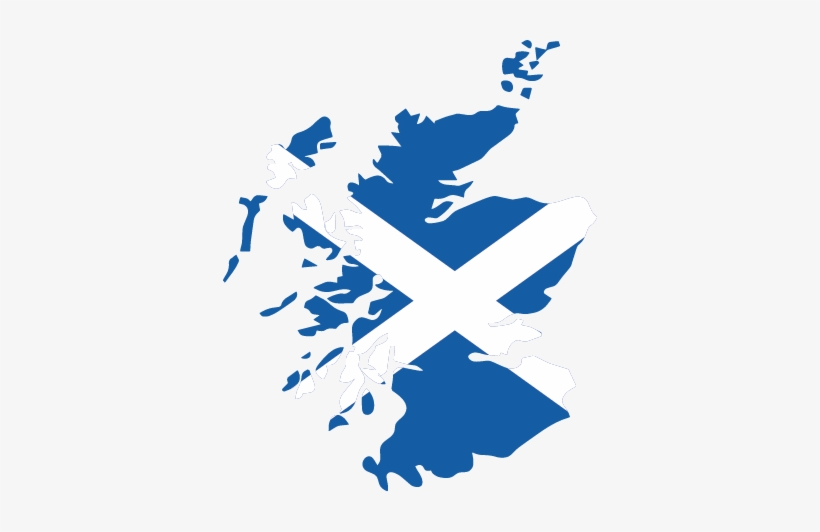 Download Transparent Scotland Flag Map Wall Sticker - Scotland Clip Art ...